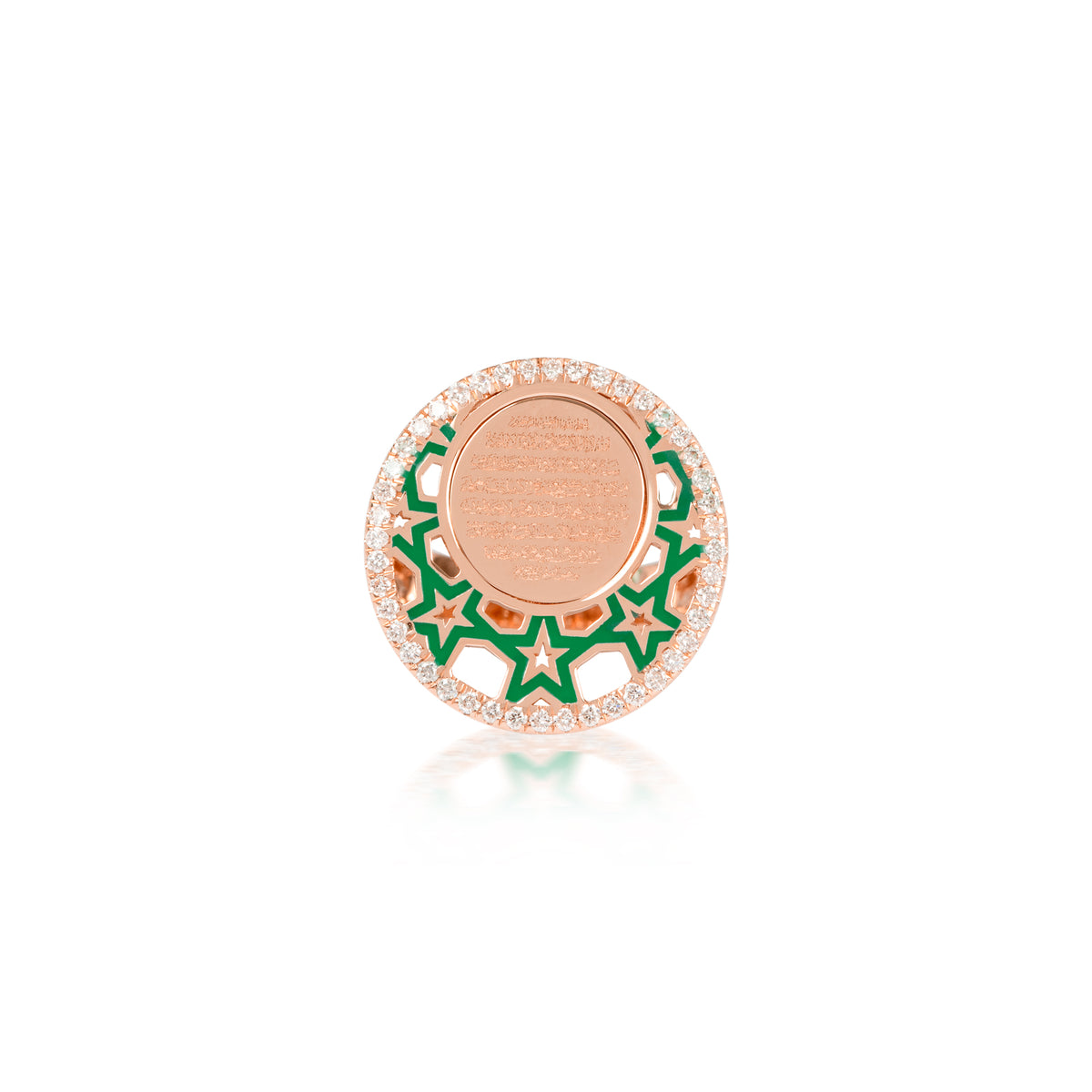Bisque Ayat Al Kursi Signet Ring– Yuniu Jewels